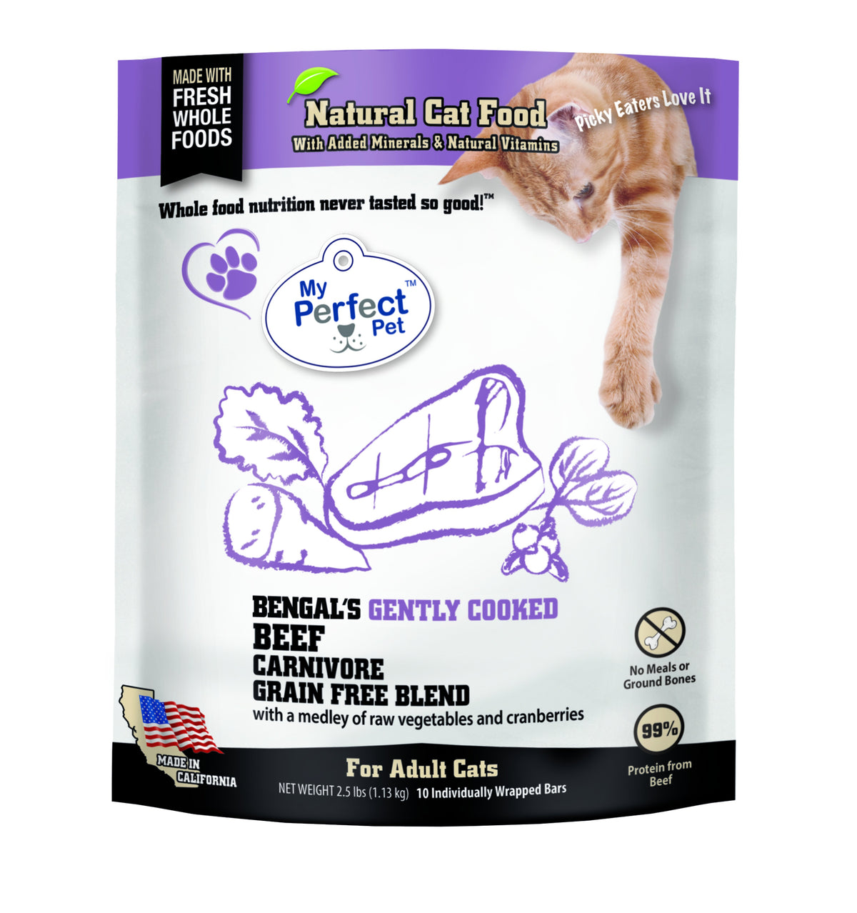 Cat Frozen Gently Cooked Food | Well Bred | Pet Stores in NJ