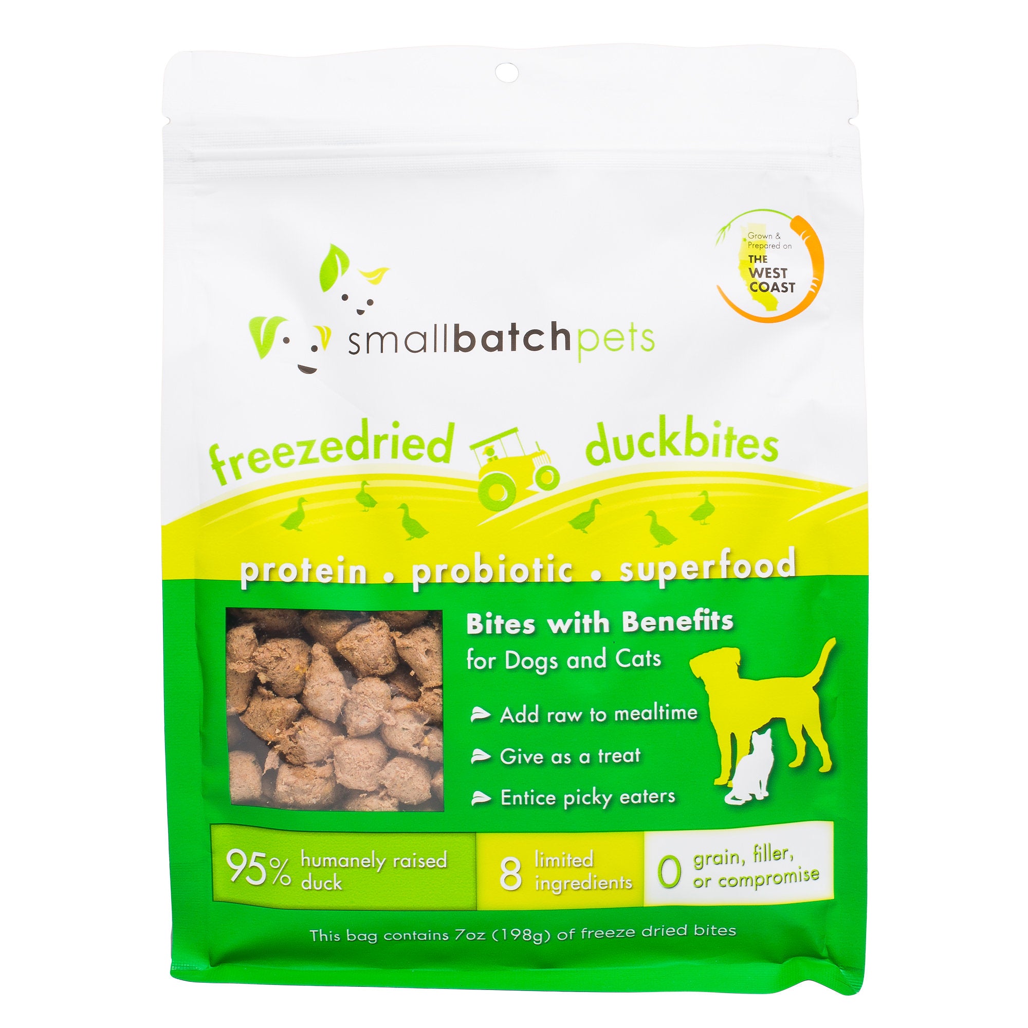 Small Batch Cat & Dog Freeze Dried Food Small Bites Duck On Sale At NJ ...